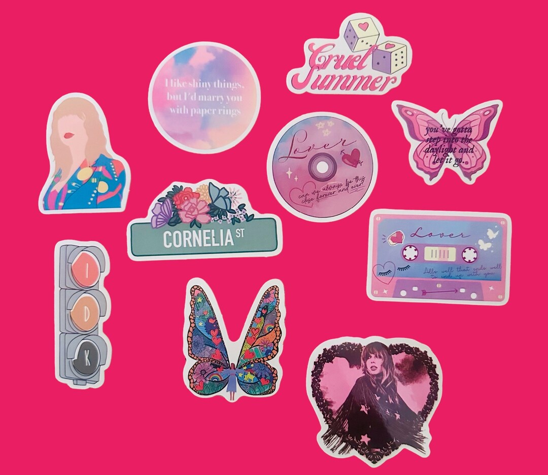 Taylor Swift LOVER ERA Sticker Pack - Etsy