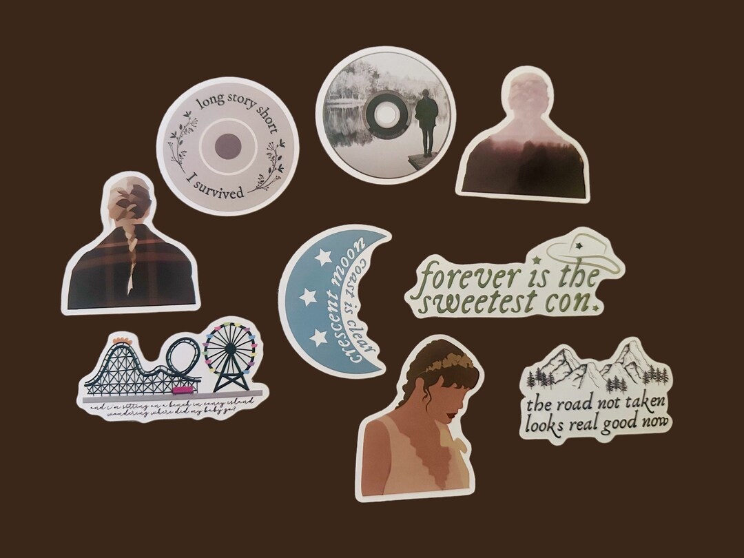 Taylor Swift EVERMORE ERA Sticker Bundle Ll - Etsy