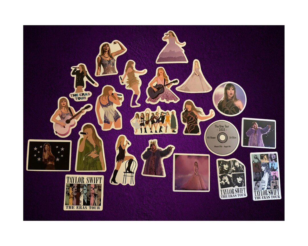Taylor Swift ERAS TOUR Sticker Pack - Etsy