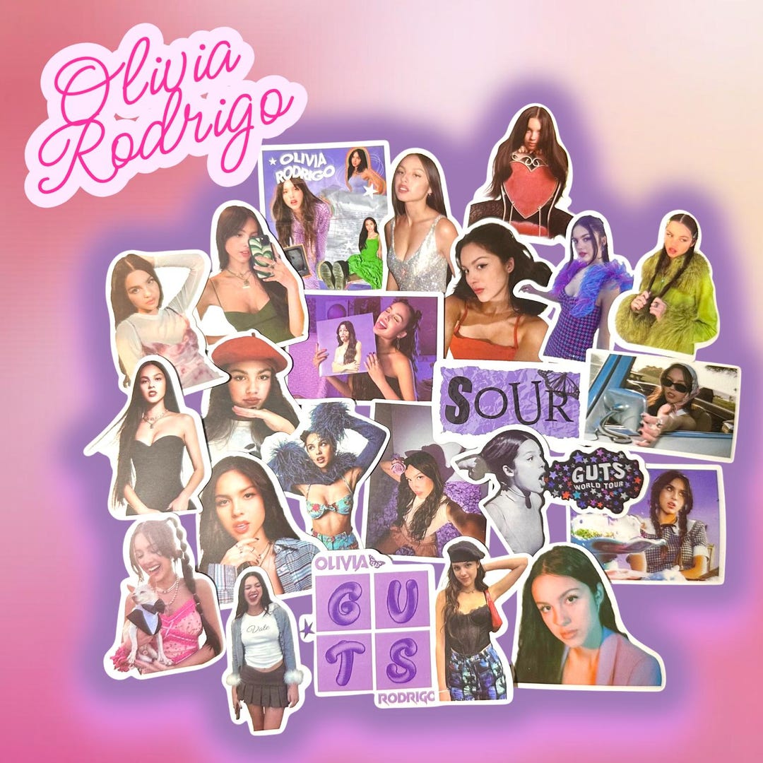 Olivia Rodrigo Mystery Sticker Pack (matte) - Etsy