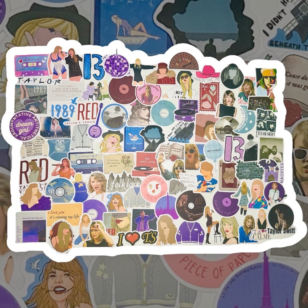 Taylor Swift TOTALLY TAYLOR Mystery Sticker Pack - Etsy
