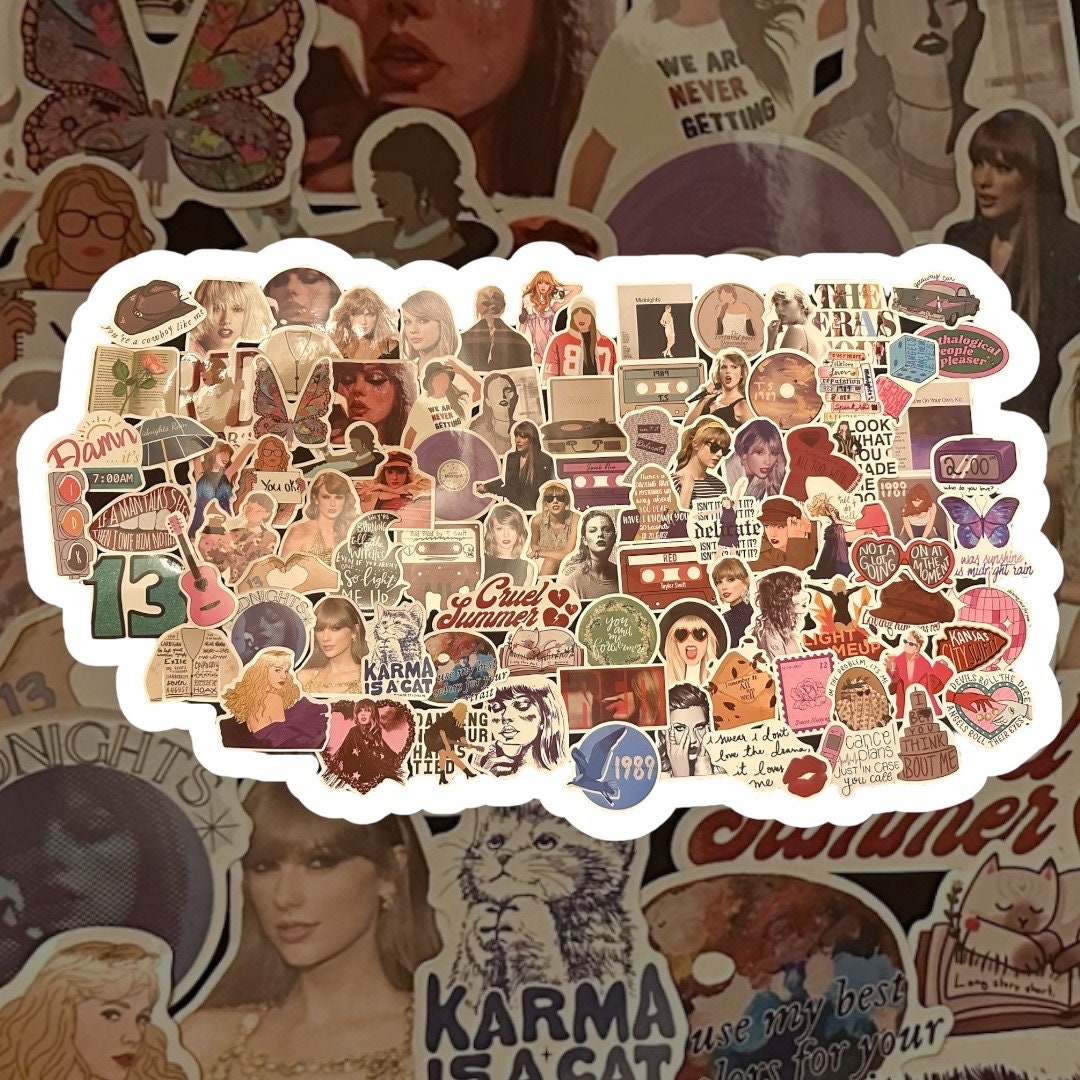 Taylor Swift SWIFTY STICKER BUNDLE glossy - Etsy