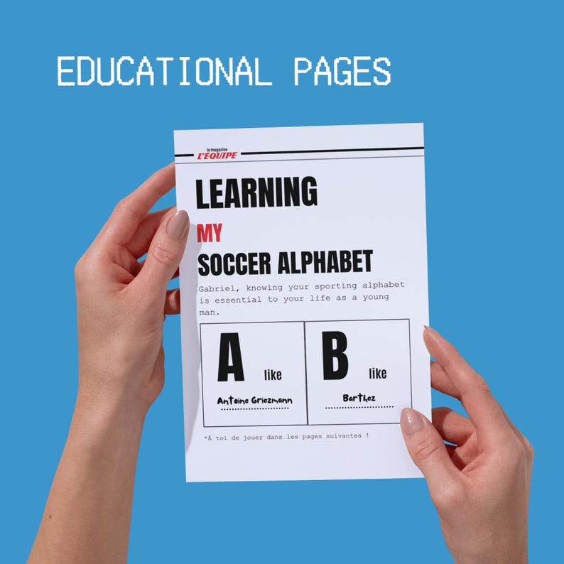 Editable Soccer Kids Magazine: Canva Football Activity Book (54 Pages ...