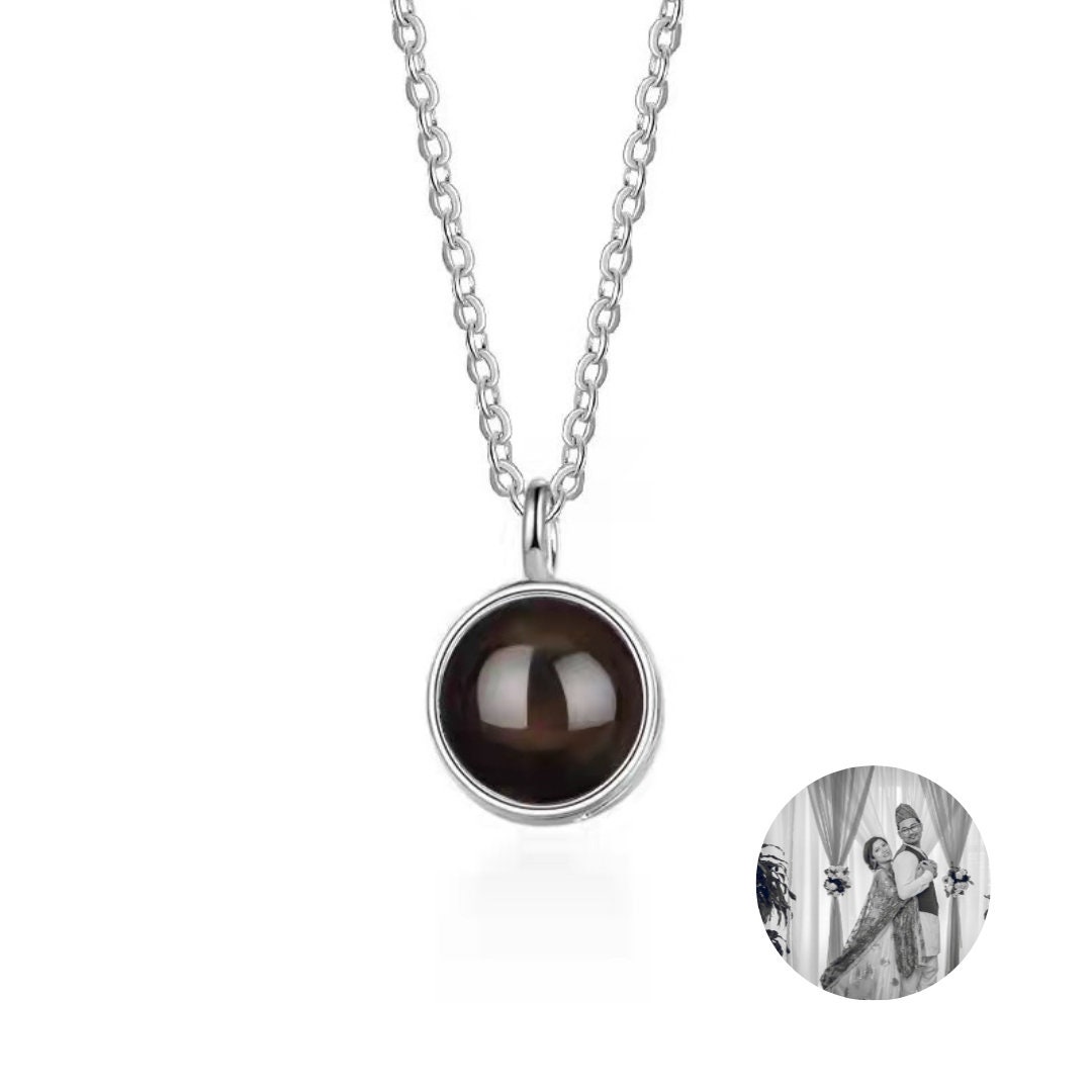 Engrave Art Creations Necklace Custom Picture Projection Pendant Photo ...