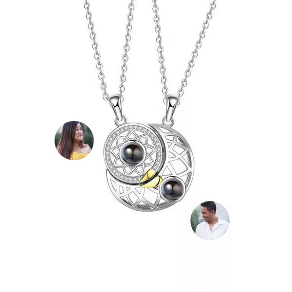 Sun Moon Necklace - Etsy Sun Moon Necklace - Etsy