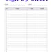Printable Minimalist Sign up Sheet Planner - Etsy