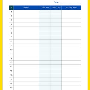 Printable Visitor's Logbook - Etsy