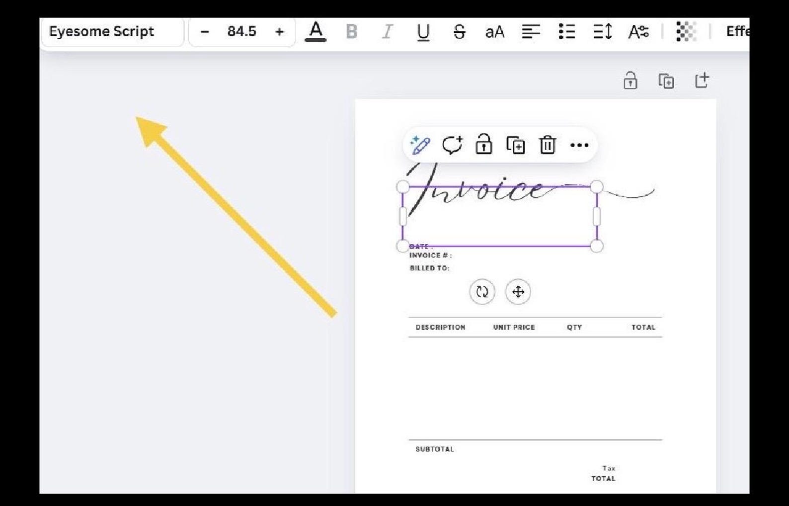 Editable and Printable Simple Minimalist Business Invoice - Etsy