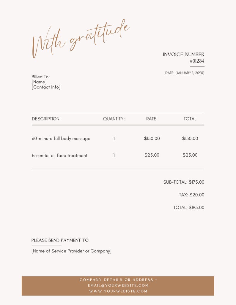 Editable and Printable Beige Elegant Minimalist Professional Business ...