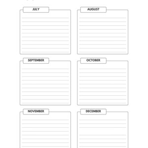 Printable Appointments Calendar From January - December - Etsy