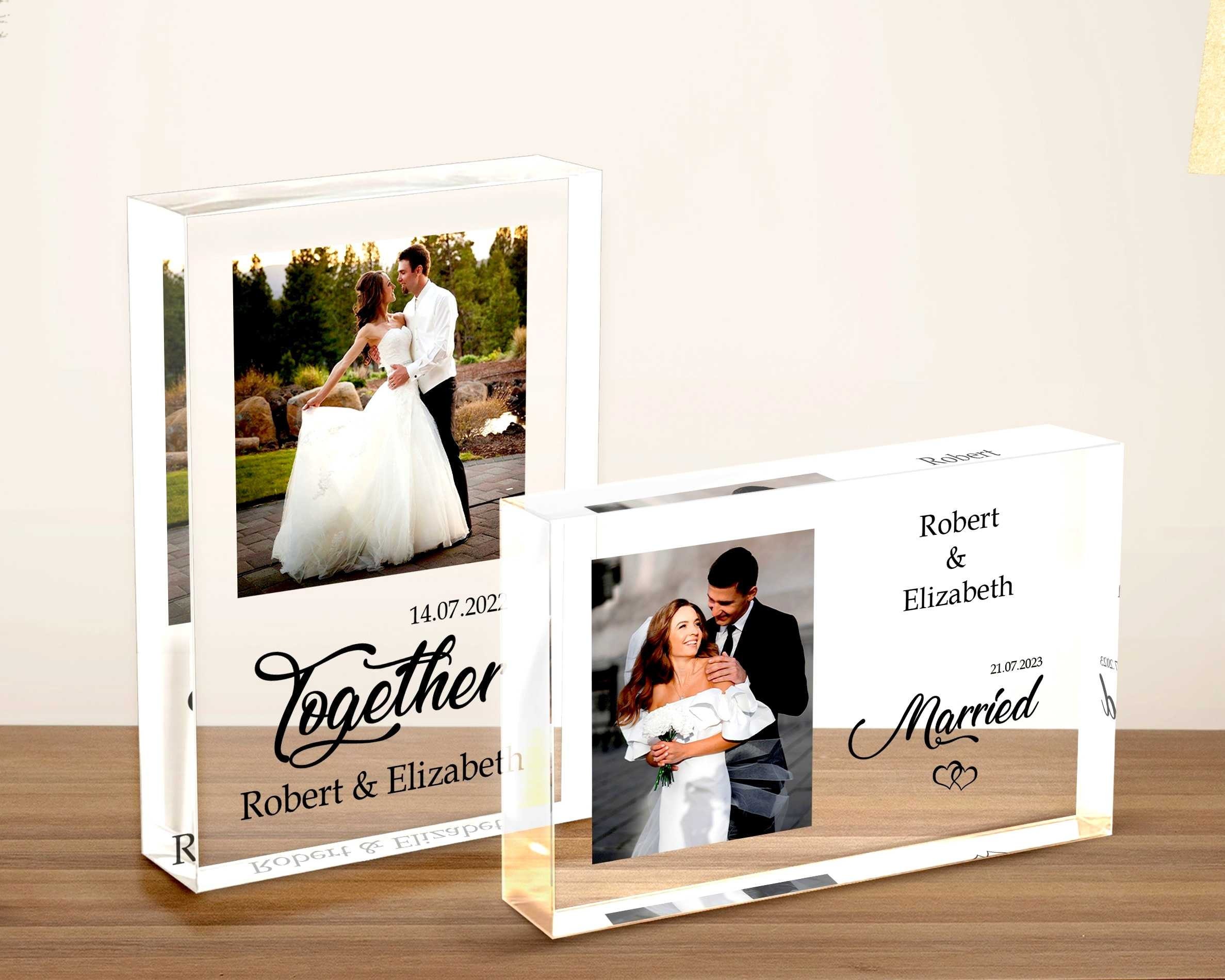 Personalized Photo Block, Acrylic Glass Photo Block, Custom Acrylic ...