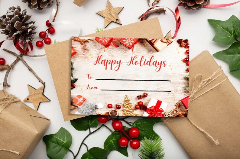 Christmas Cards Bundle Digital Download Holiday Wishes - Etsy