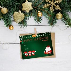 Christmas Cards Bundle Digital Download Holiday Wishes - Etsy
