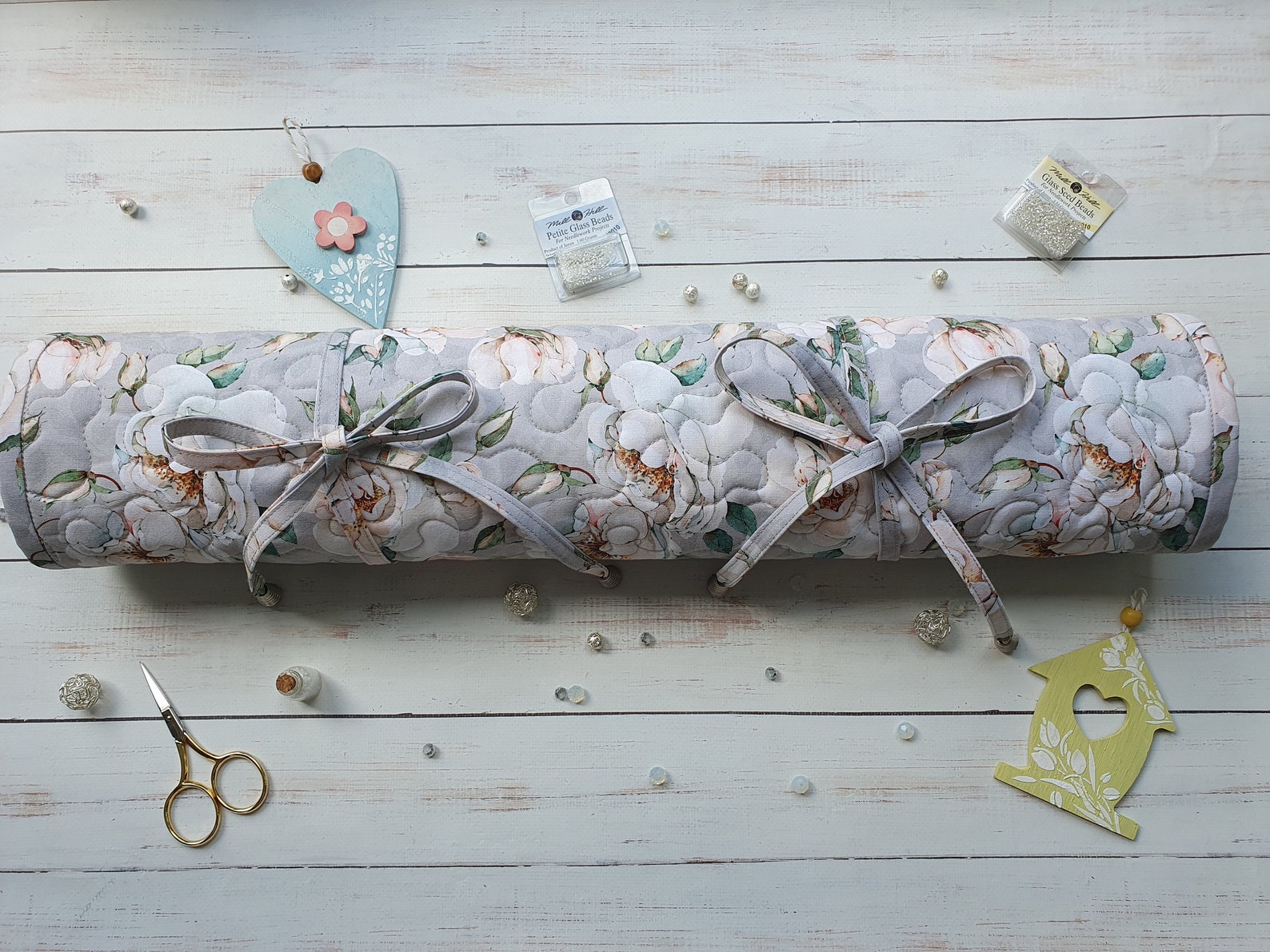 Roll for Storing and Transporting Embroidered Works, Project Organizer ...