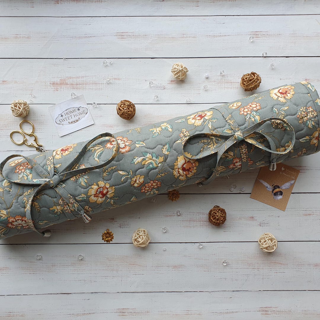 Roll for Storing and Transporting Embroidered Works, Project Organizer ...