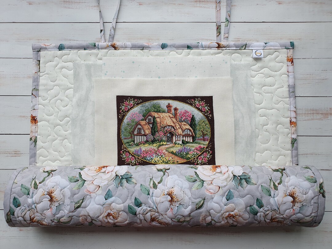 Roll for Storing and Transporting Embroidered Works, Project Organizer ...