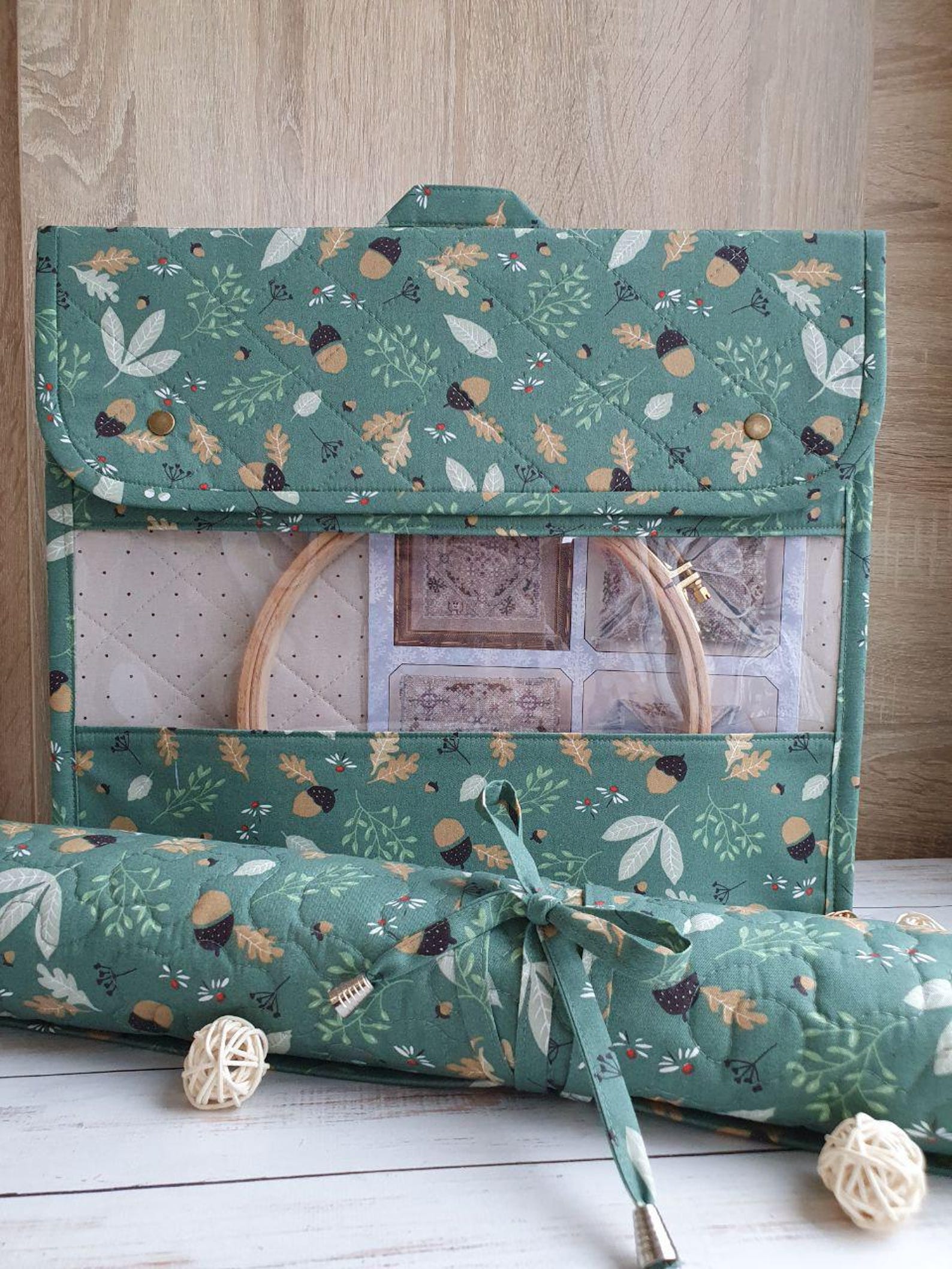 Textile Envelope With a Flap on Buttons and a Voluminous Bottom Oac ...