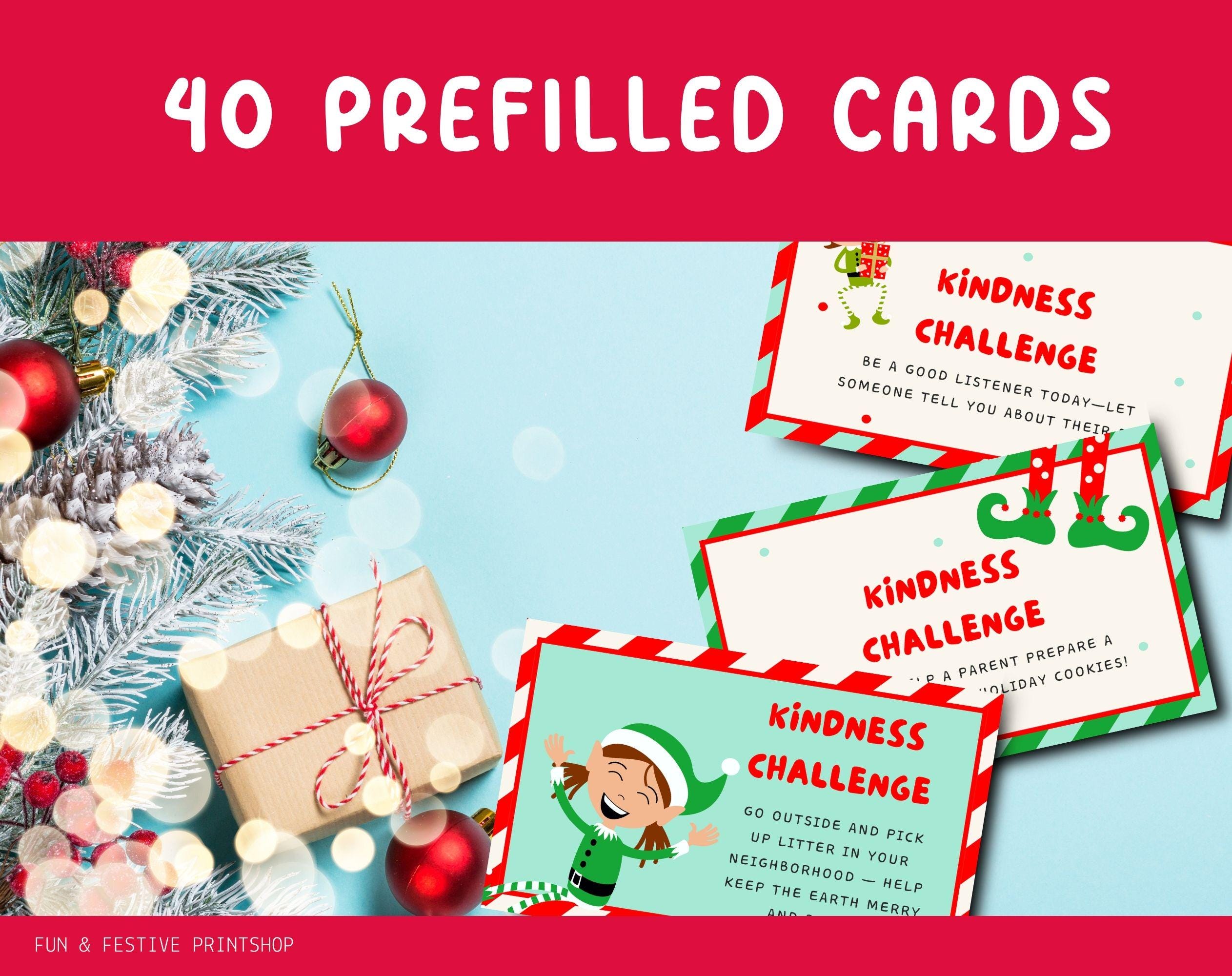 Elf Kindness Cards - Elf Notes - Printable Elf Kit - Elf Messages - Elf ...