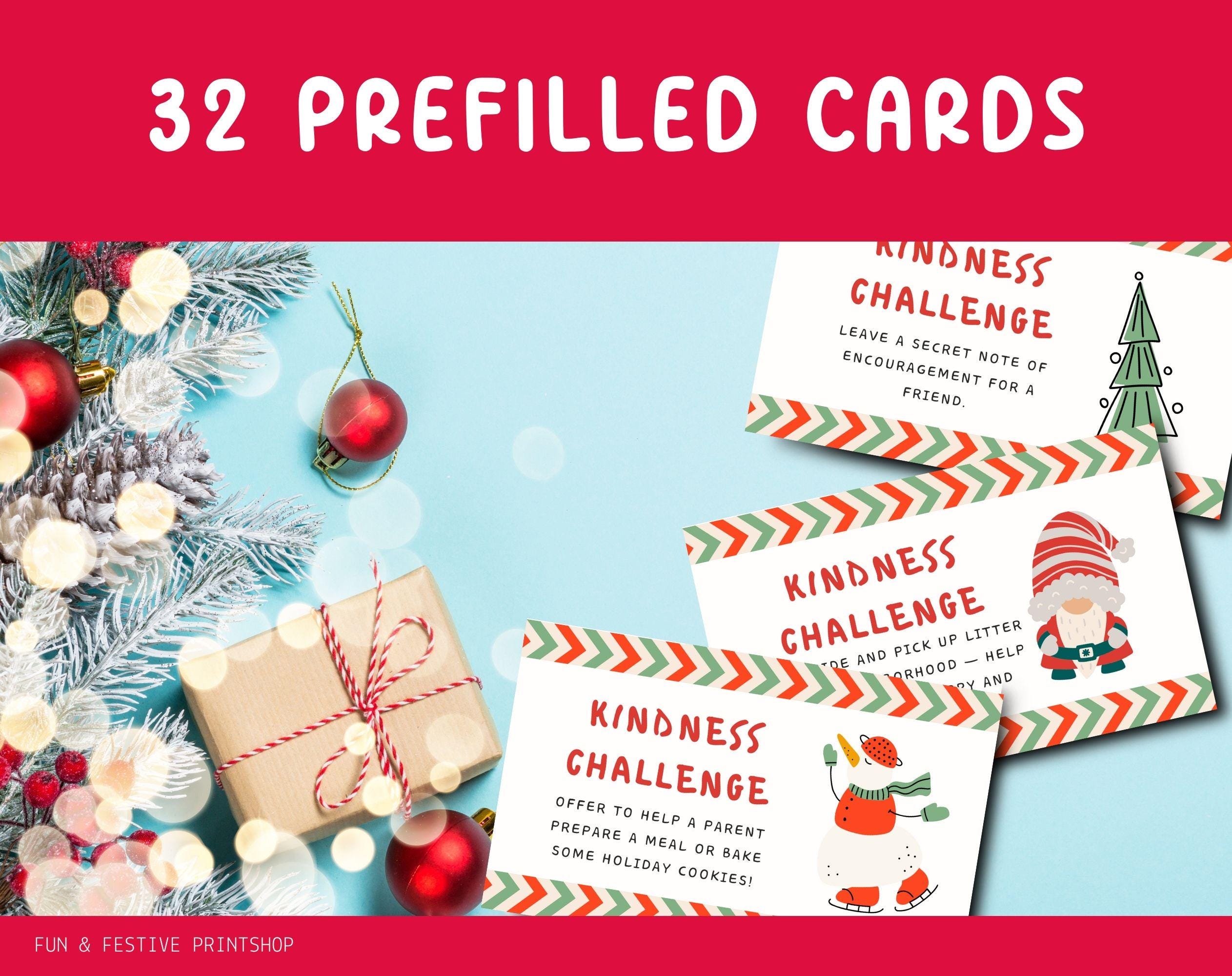 Elf Kindness Cards - Elf Notes - Printable Elf Kit - Elf Messages - Elf ...