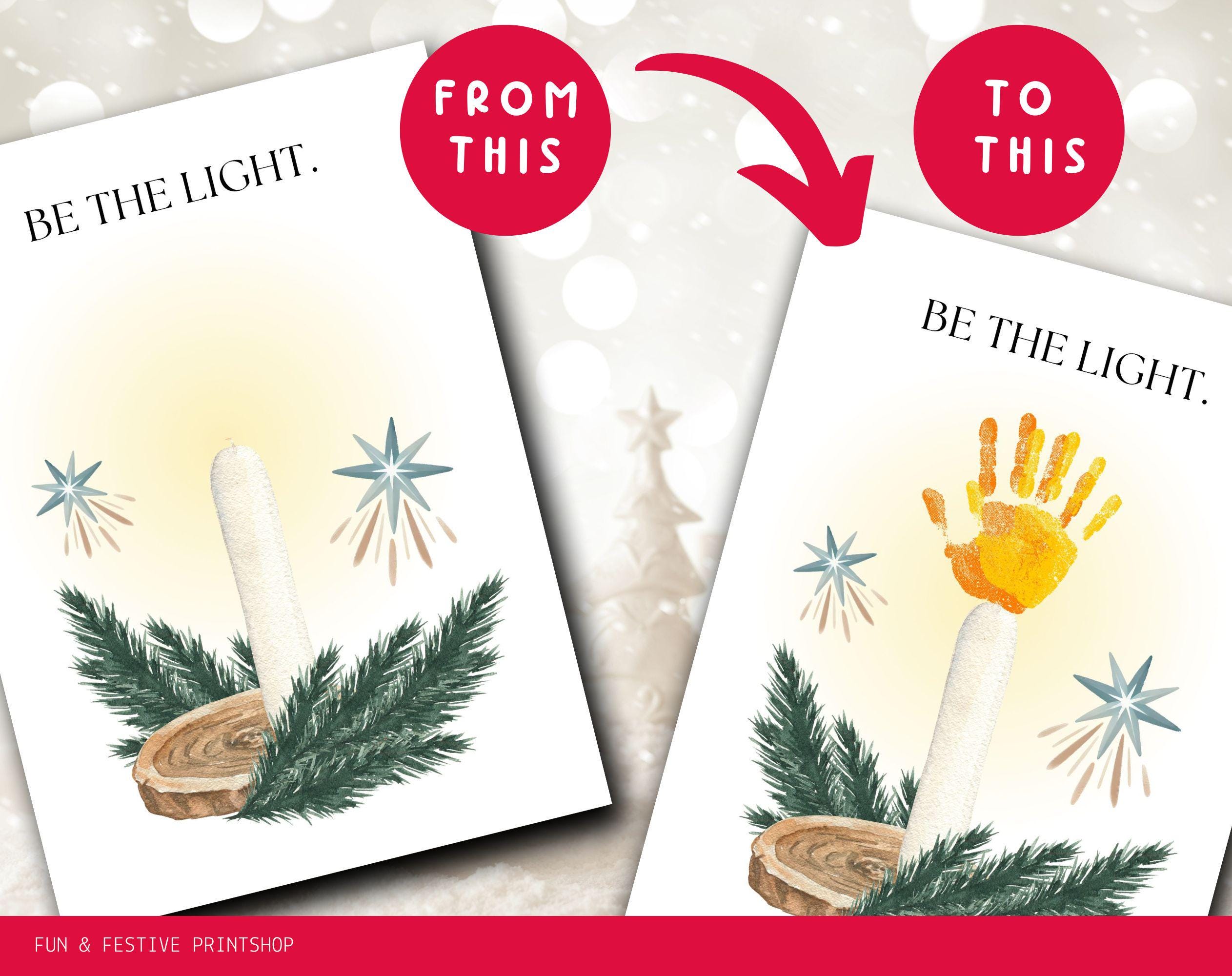 Nativity Handprint Craft - Handprint Winter - Christmas Craft Handprint ...
