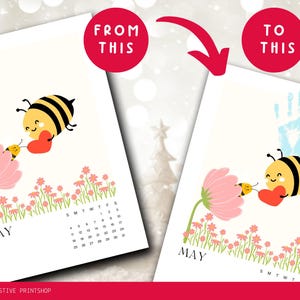 2025 Handprint Calendar - Christmas Handprint Craft - Preschool Craft ...