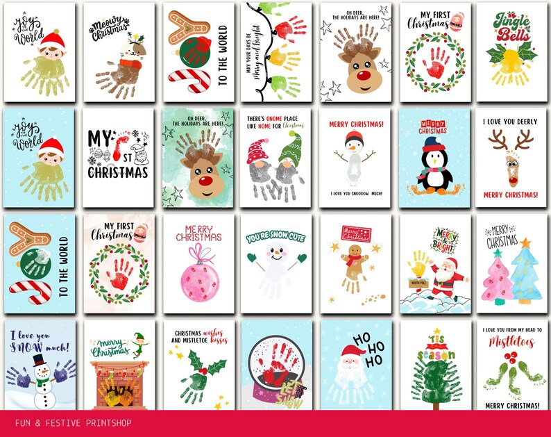 Christmas Handprint Craft - Handprint Winter - Preschool Craft ...