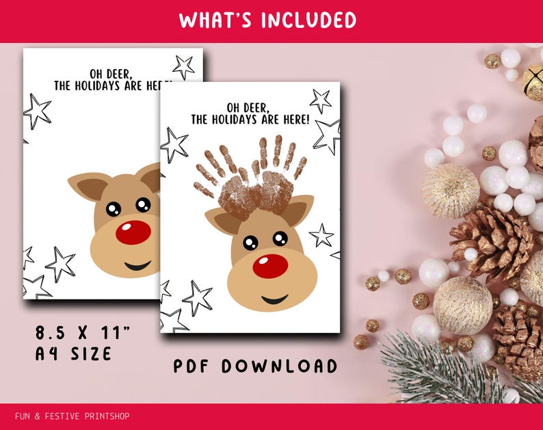Christmas Handprint Craft - Handprint Winter - Preschool Craft ...
