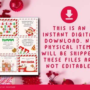 42 Elf Notes Printable Elf Kit Elf Note Elf Mischief Kit Elf Letters ...