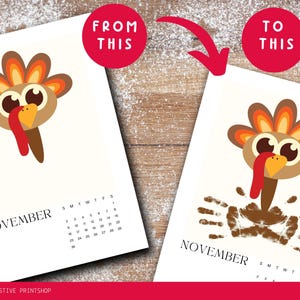 2025 Handprint Calendar - Christmas Handprint Craft - Preschool Craft ...