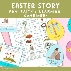 Easter Story Treasure Hunt - Holy Week Kids - Sunday School Easter ...