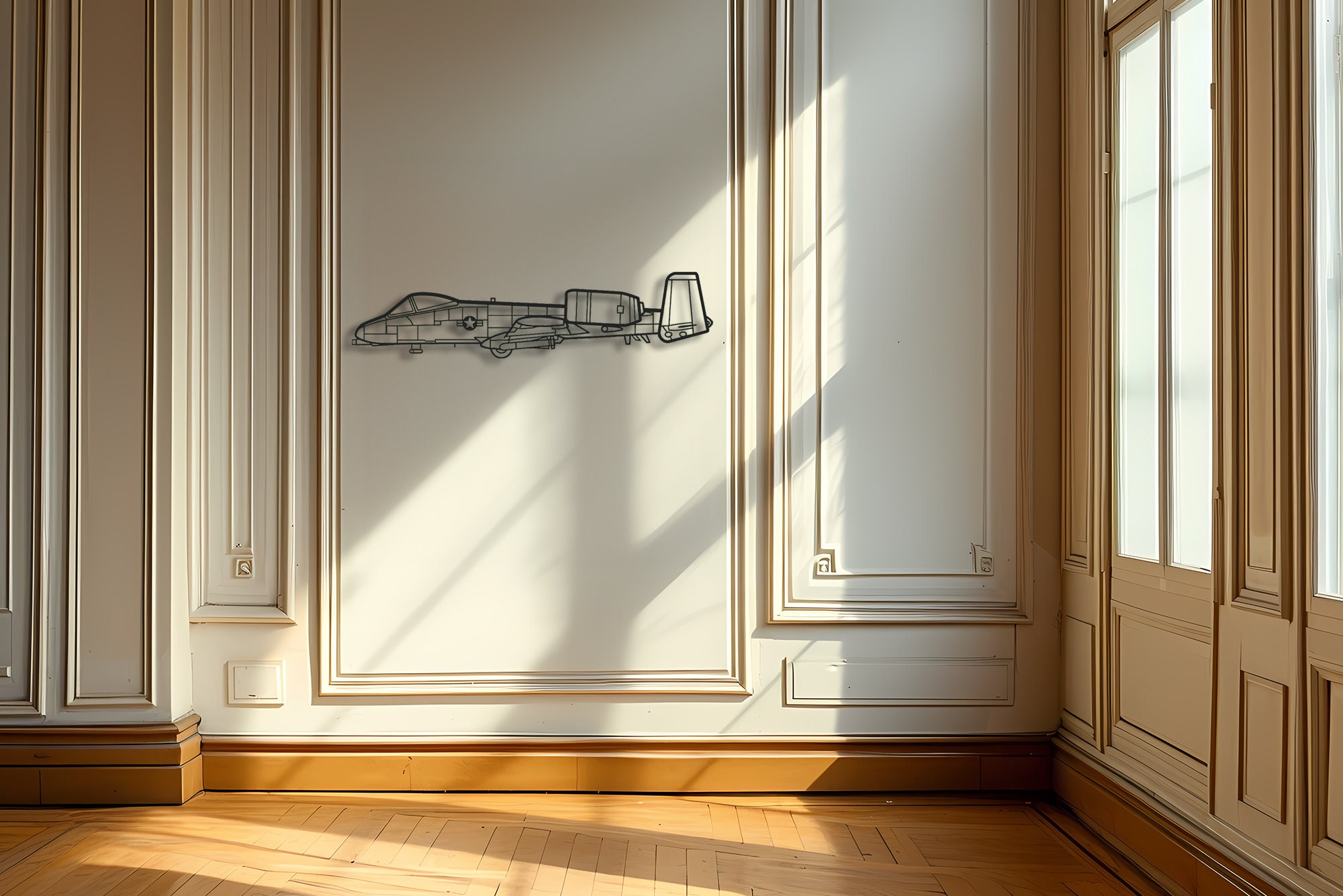 A-10 Warthog Metal Wall Art – Military Aircraft Silhouette Decor - Etsy