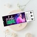 Printable Pink Summer Carnival 2024 Tour Digital Tickets, Editable ...