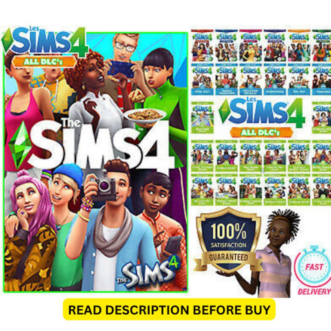 The Sims 4 All DLC 84 Expansion Packs windowsonly - Etsy Australia