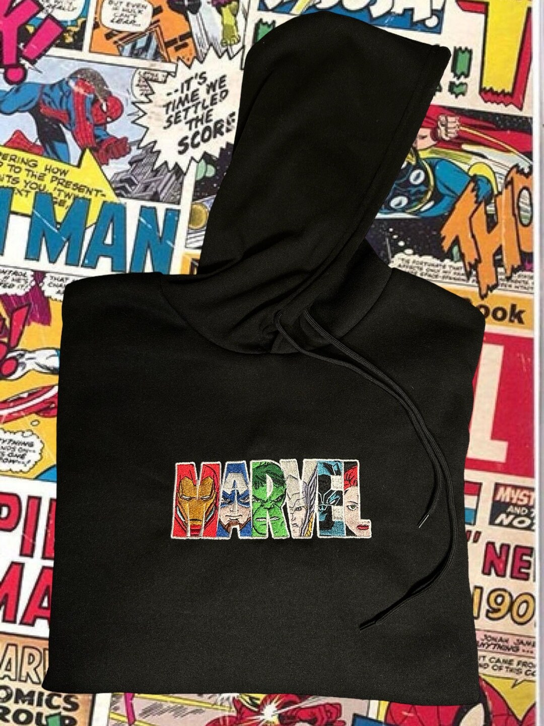 Marvel Characters Writing to Embroider - Etsy