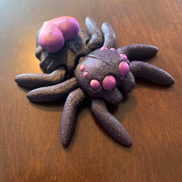 3d Printed Heart Spider - Etsy