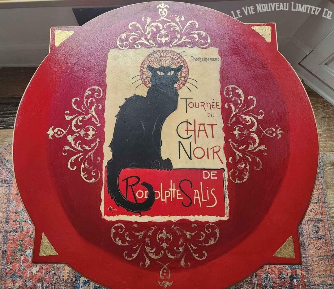 Custom Order Option: Can-can Cat House Vintage 70s End Table, Le Chat ...