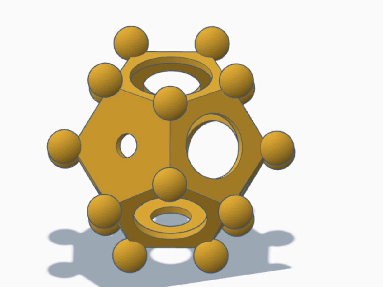 Roman Dodecahedron 3D Model Obj - Etsy