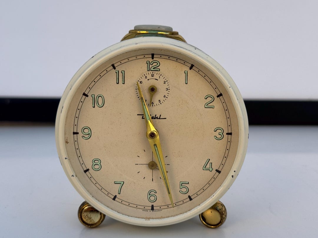 Mid Century Vintage Diehl Cavalier Mechanical Wind-up Alarm Clock - Etsy