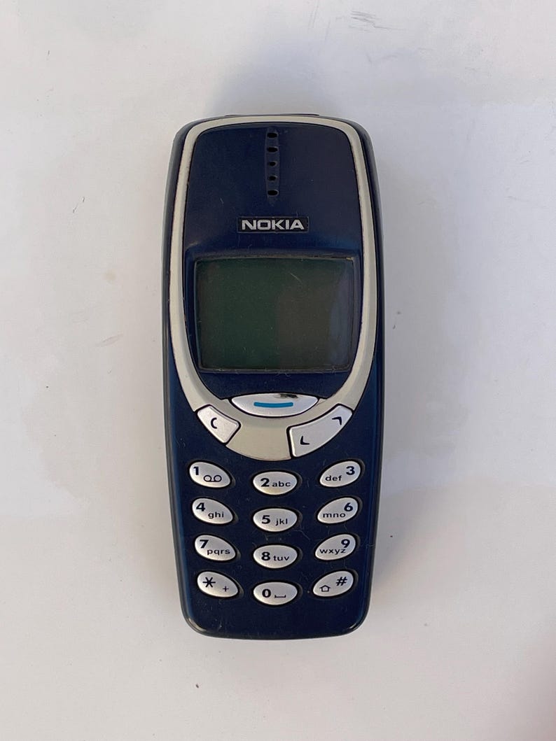 Vintage Nokia 3310 Mobile Phone - Etsy