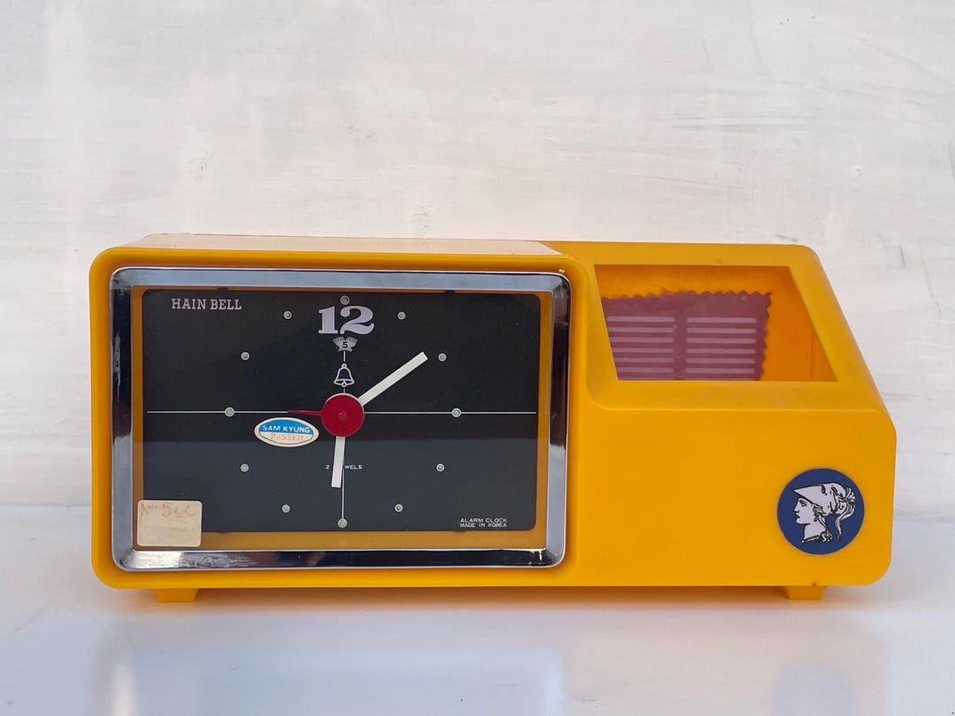 Vintage Hain Bell Desk Alarm Clock From the 1970s - Etsy UK