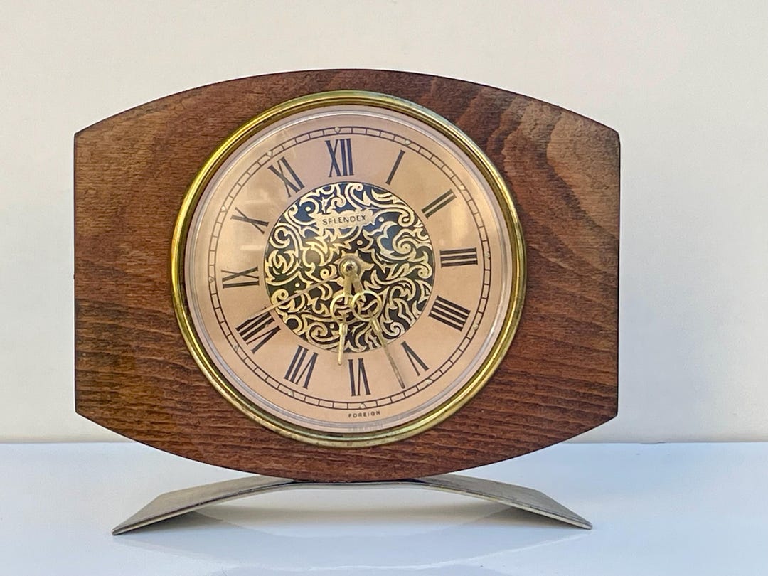 1930's Splendex Mechanical Mantle/desk Clock - Etsy