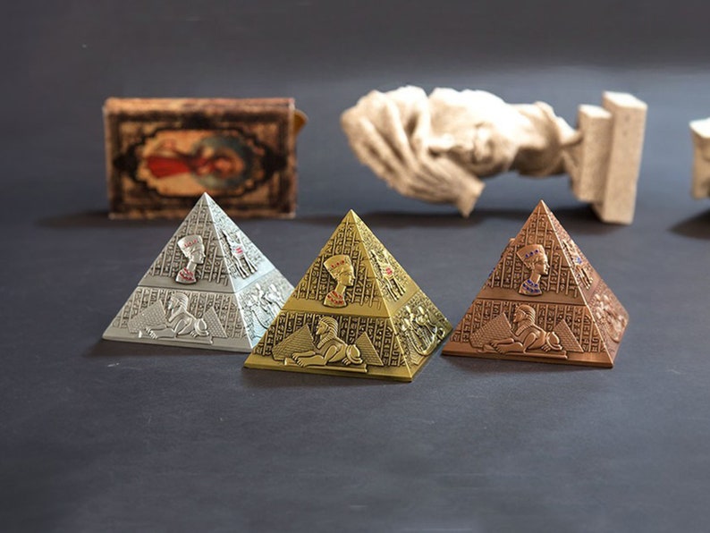 Pyramid Ashtray Metal Ashtrays Ashtray Decoration Fine Furnishings - Etsy