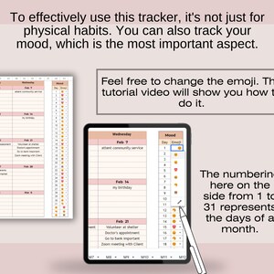 Habit Tracker Spreadsheet| Digital Daily To-do List Template Habit ...