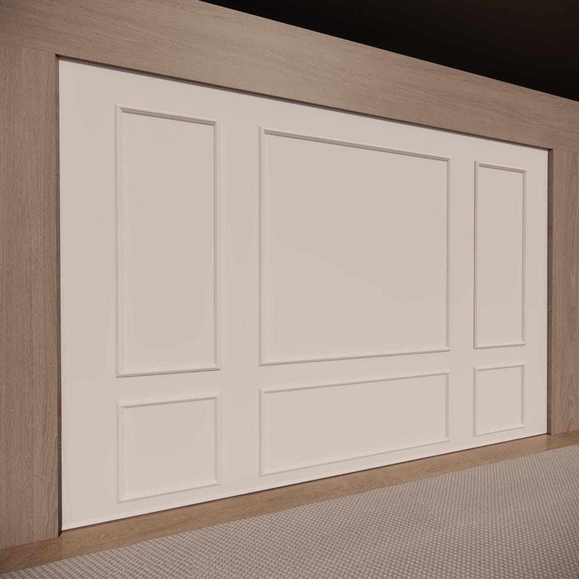 Wainscoting Package, Ready to Assemble Wainscoting Kit, Easy to Install ...