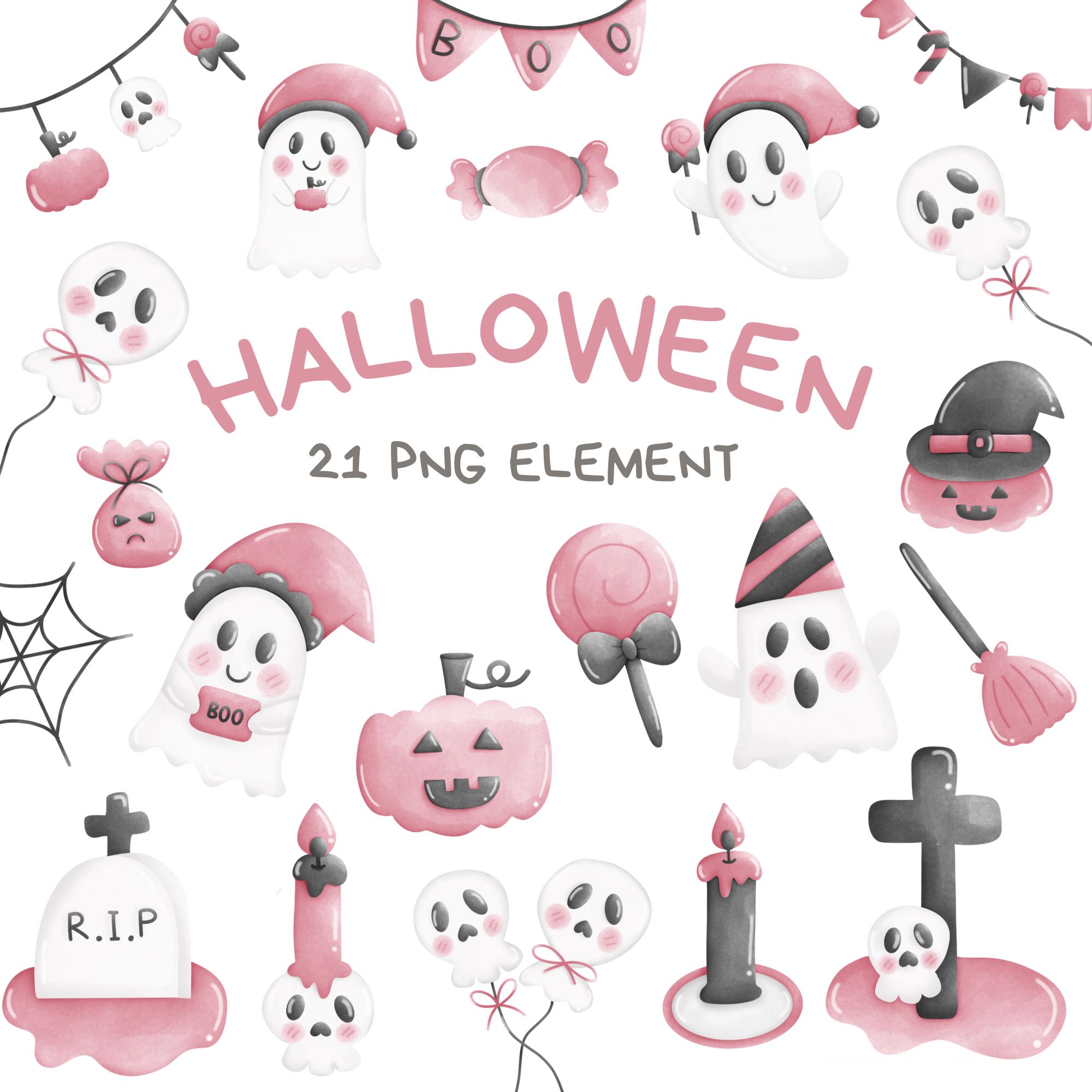 Ghost Clipart, Cute Ghost Clipart, Halloween Clipart, Cute Halloween ...