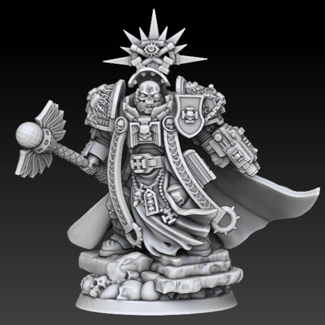 Silver Wardens Chaplain V2 Priest Hero Commander Apothecary for Your ...
