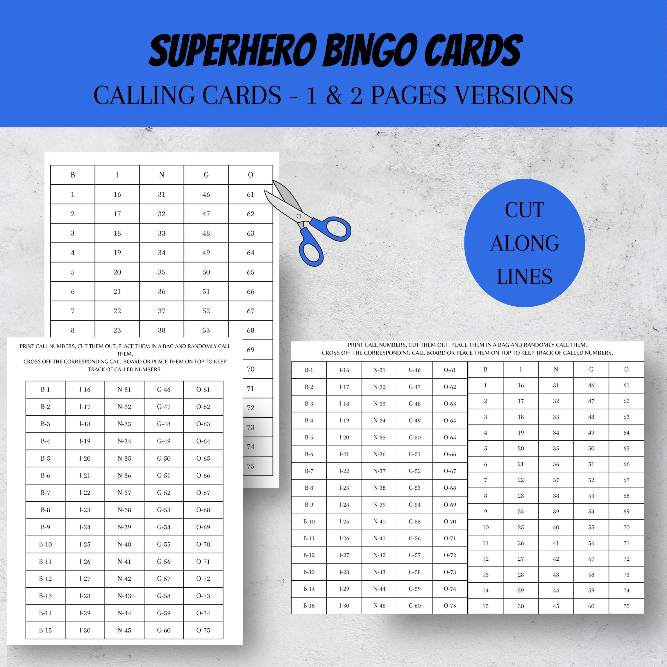 Superhero Bingo, Superhero Bingo Printable, Comic Bingo, Superhero ...