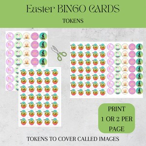 Easter Bingo 30 Printable Easter Bingo Cards Easter Activity for Kids ...