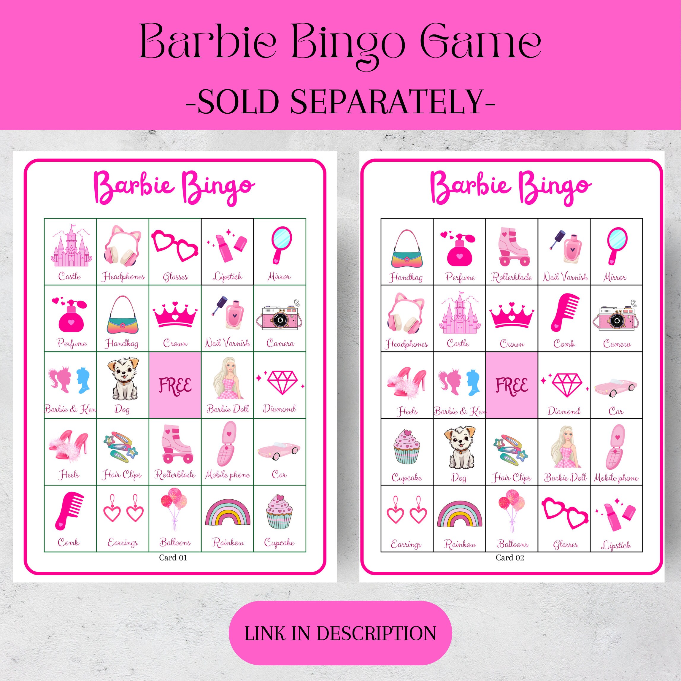 Barbie Scavenger Hunt for Kids, Indoor Outdoor Barbie Game, Treasure ...