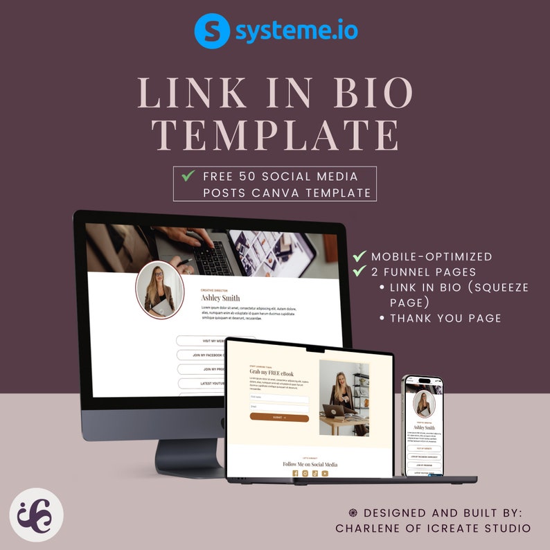 Systeme.io Template Ebook or Digital Product Lead Funnel Template ...